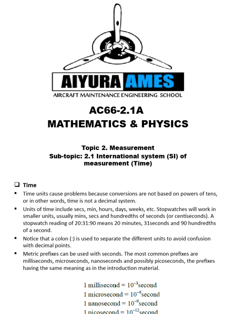 Understanding Time Measurement Conversions | PDF | Technology & Engineering