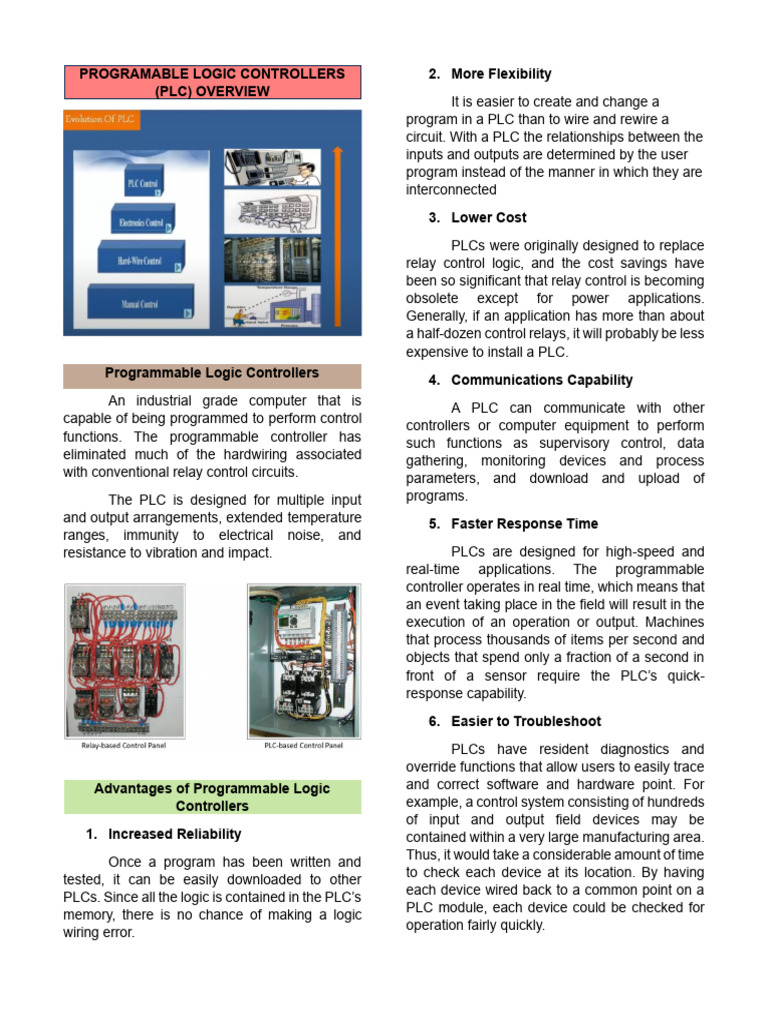 PLC Reviewer | PDF | Programmable Logic Controller | Random Access Memory