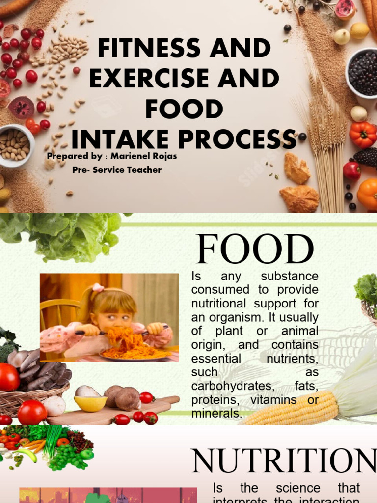 Fitness and Exercise and Food Intake Process | PDF