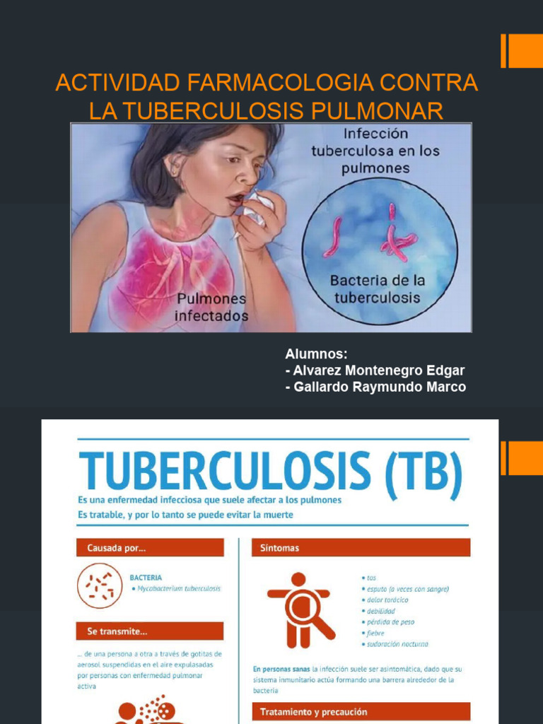 Actividad Farmacologia Contra La Tuberculosis Pulmonar | PDF | Tuberculosis | Mycobacterium