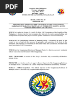 SK Resolution | PDF | Philippines | Government