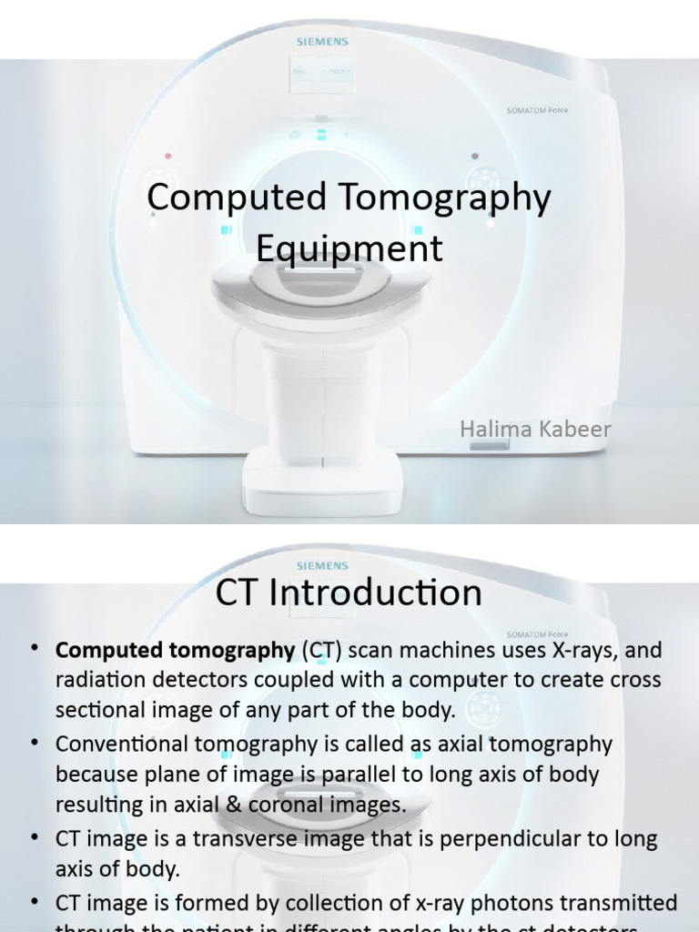CT Scan | PDF | Ct Scan | X Ray