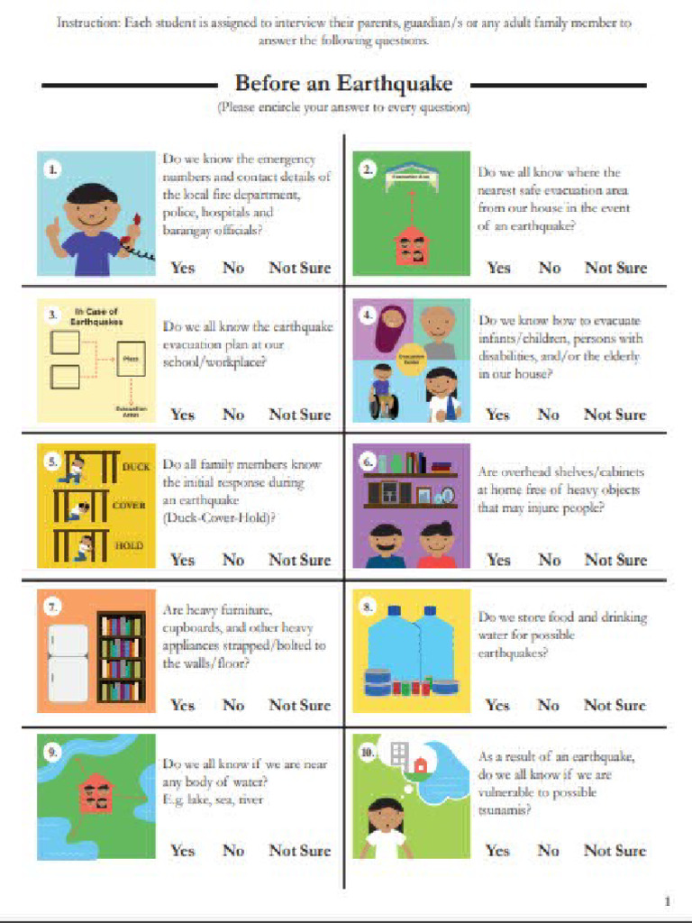 Earthquake and Preparedness | PDF