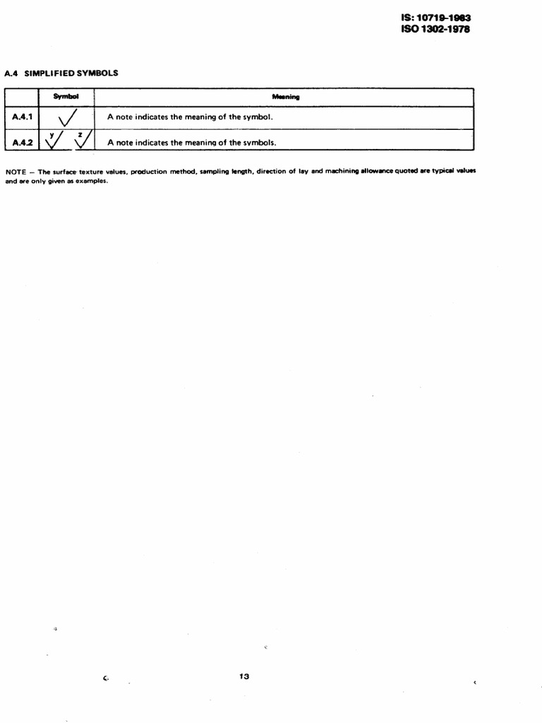 Is 10719 (Iso 1302) - 13 | PDF