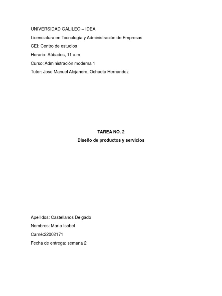 Tarea 2, Admin 1 | PDF