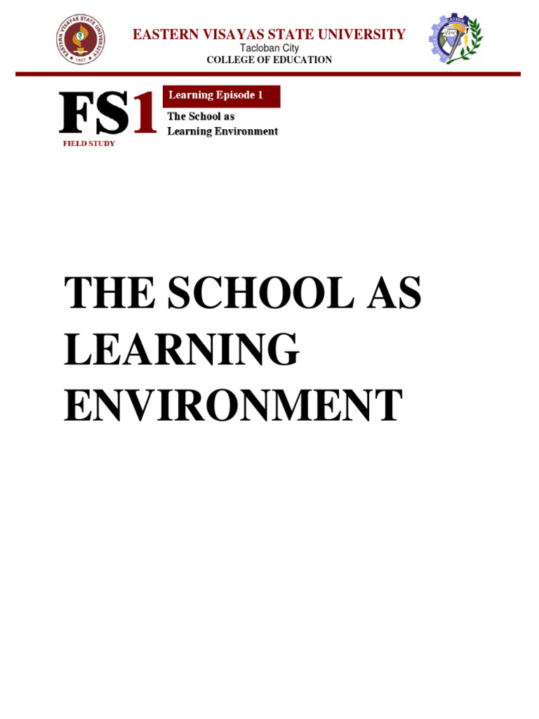 FS1 - Ep1 | PDF | Classroom | Learning