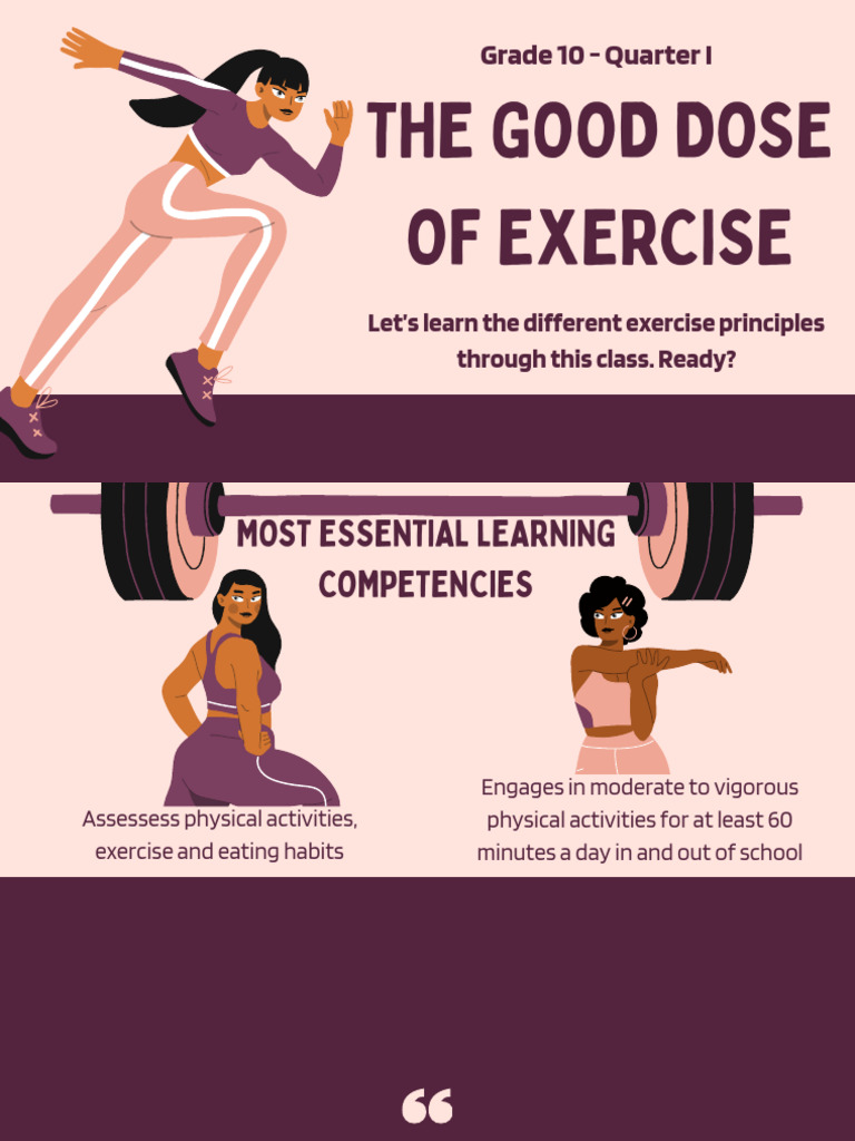 The Fitt Principle (Good Dose of Exercise) | Download Free PDF ...