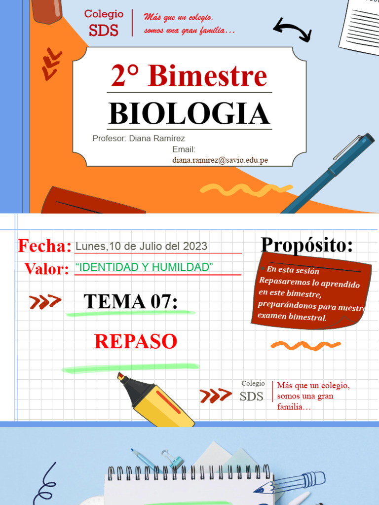 SESIÓN 07-REPASO - 6to PRIM - BIOLOGIA - 2B | PDF
