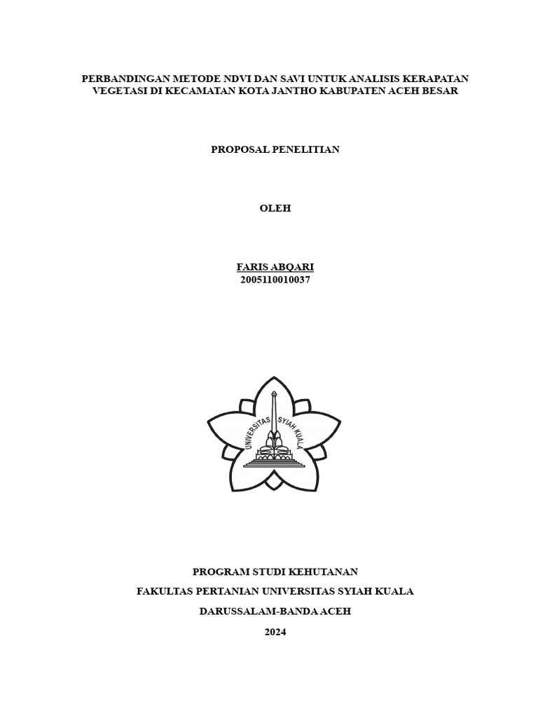 Proposal Penelitian - Faris Abqari - Rev | PDF