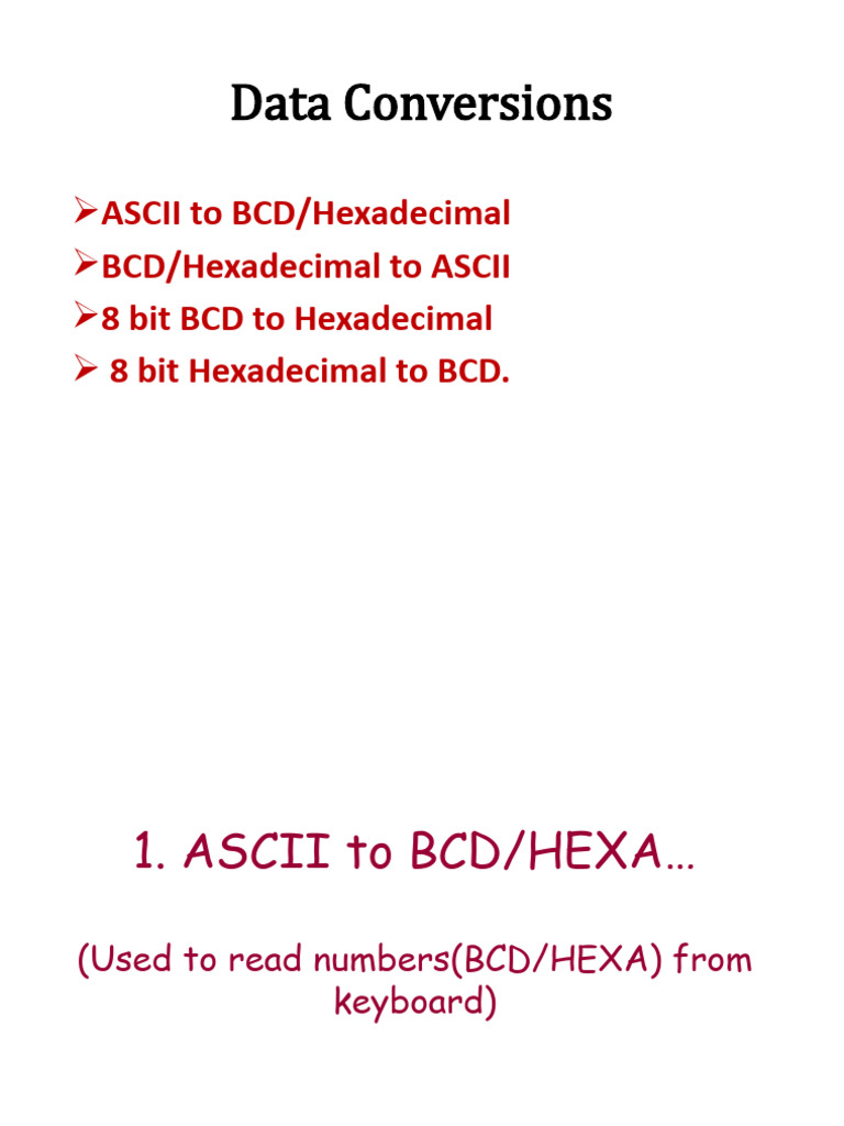 2 Data Conversions Pdf Binary Coded Decimal Computer Science