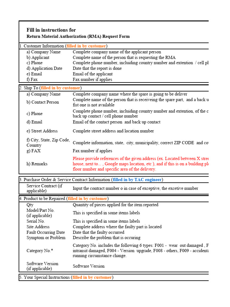 LAR RMA Request Form | PDF | Information | Computer Science LAR RMA Request Form | PDF | Information | Computer Science