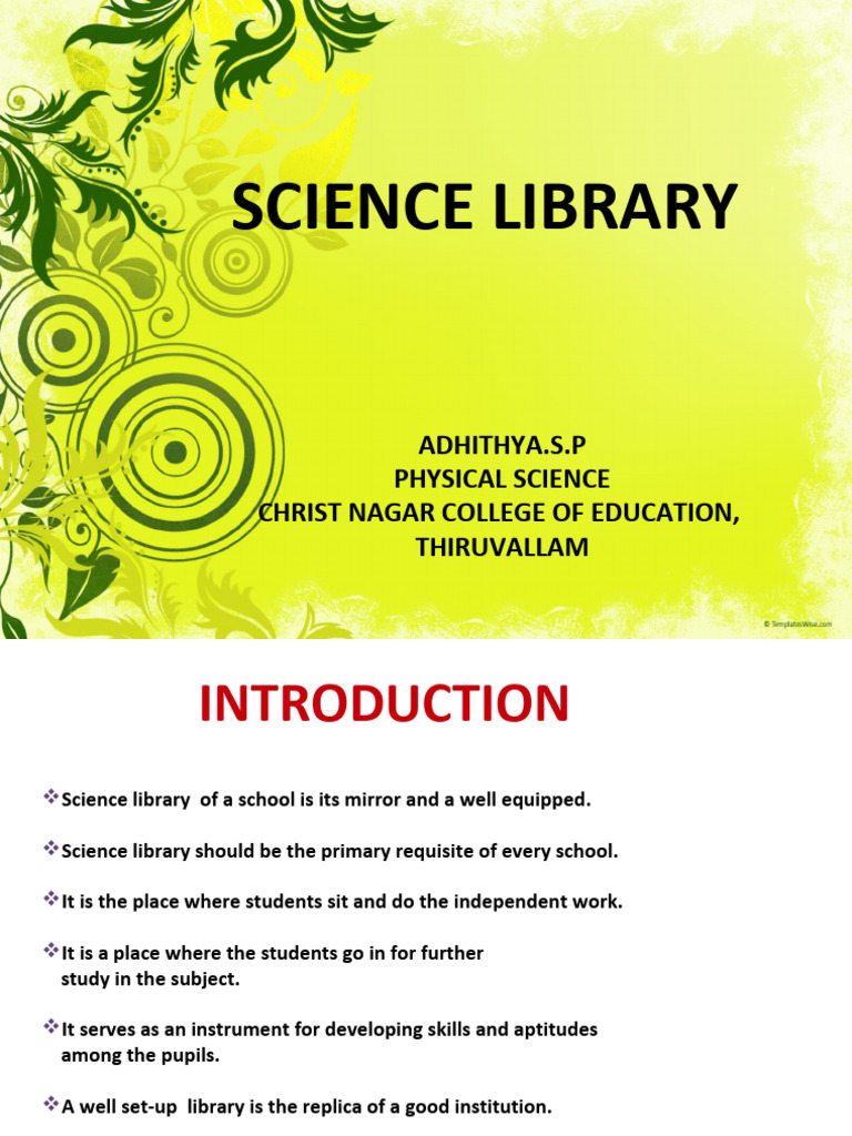 Task Writing | PDF | Libraries | Science