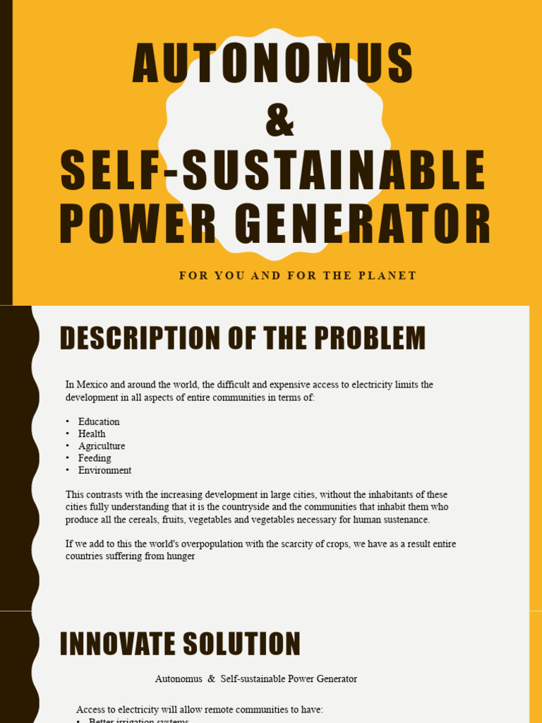 Electric Power Generator | PDF | Electricity Generation | Electric ...