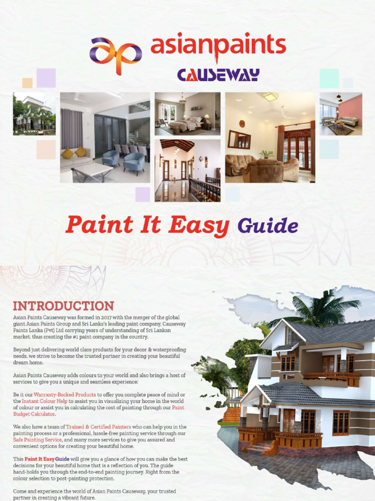 Asian Paints Causeway Paint It Easy Guide | PDF