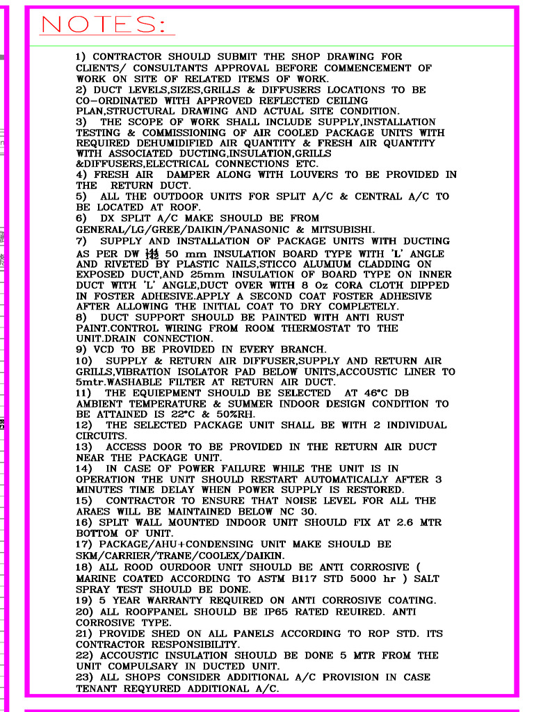 Air Conditioning Layout | PDF