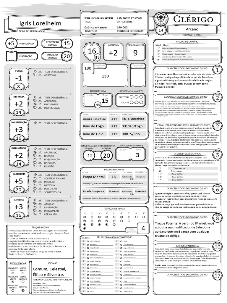Igris (Personagem de D&D) | PDF