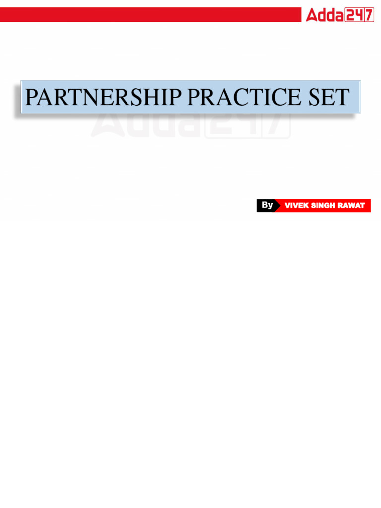 Partnership Practice Sheet | PDF