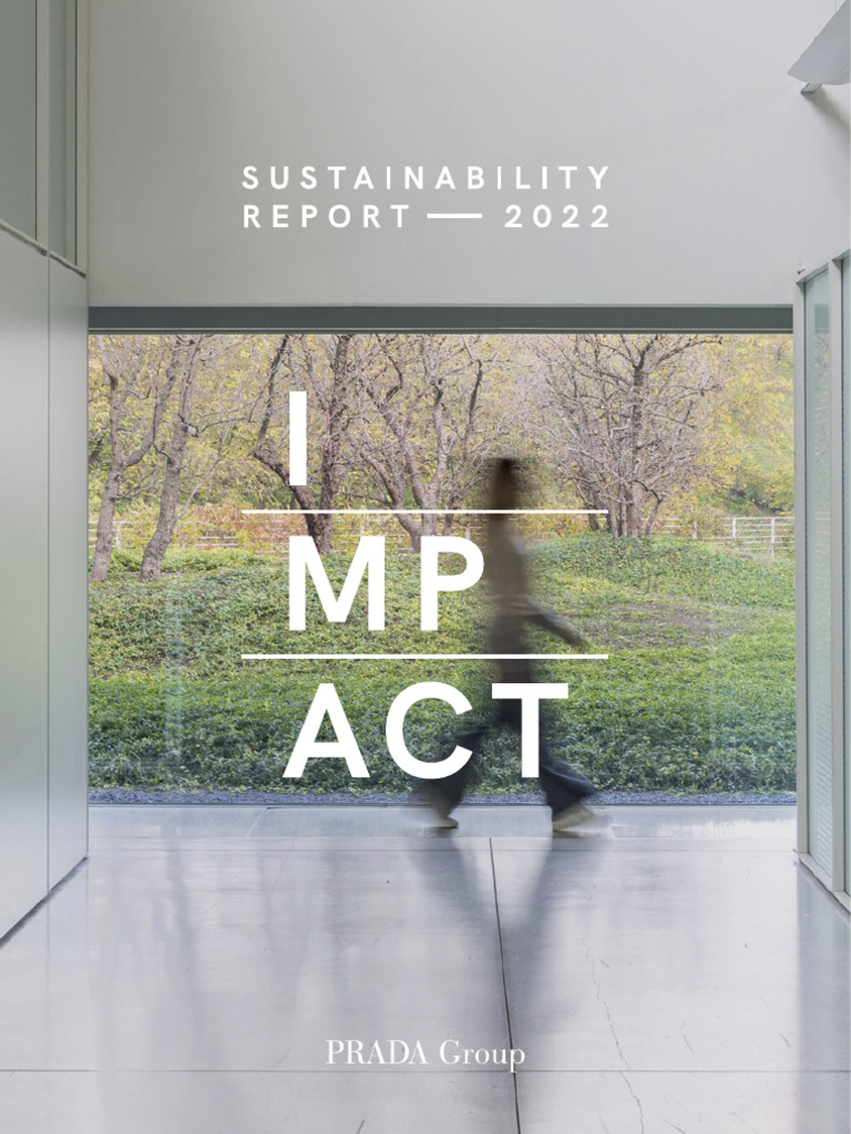 Prada Group Sustainability Report 2022 | PDF | Sustainability | Brand