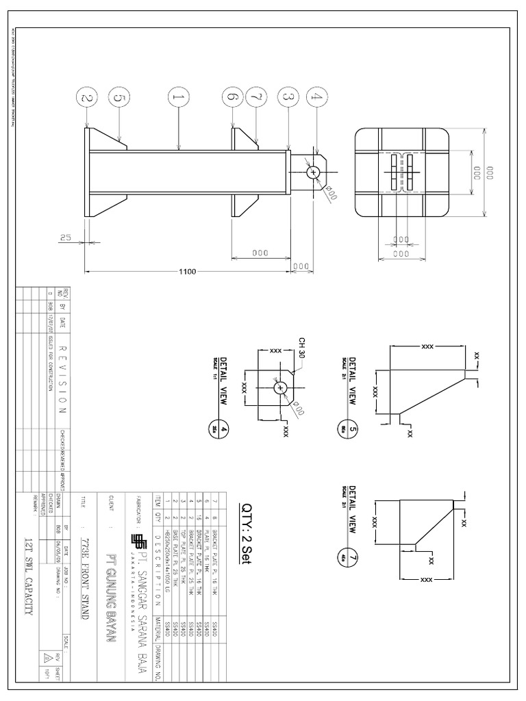 Front Frame Chassis 773 | PDF