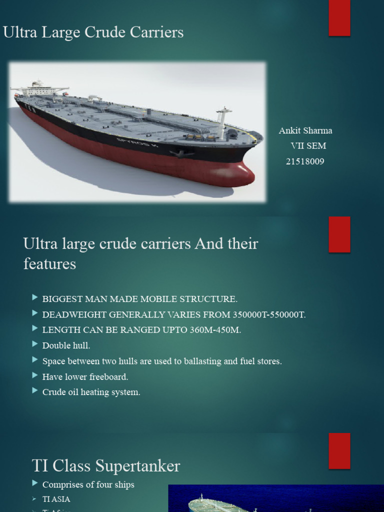 Ultra Large Crude Carrier Overview | PDF