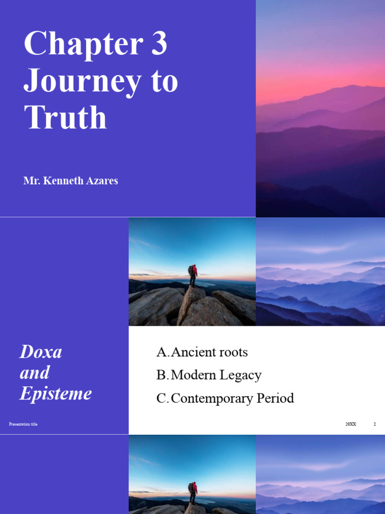 Lesson 5 JOURNEY - TO - TRUTH Students | PDF | Knowledge | Epistemology