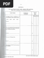 SEA 2022 Mathematics Answer Booklet | PDF | Mathematics