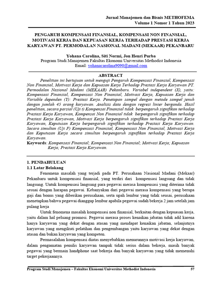 Program Studi Manajemen - Fakultas Ekonomi Universitas Methodist ...