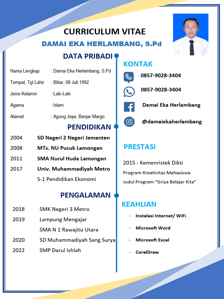 CV Damai Eka Herlambang, S.Pd | PDF