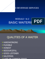 Waiter Skill Testing | PDF | Tableware | Hygiene