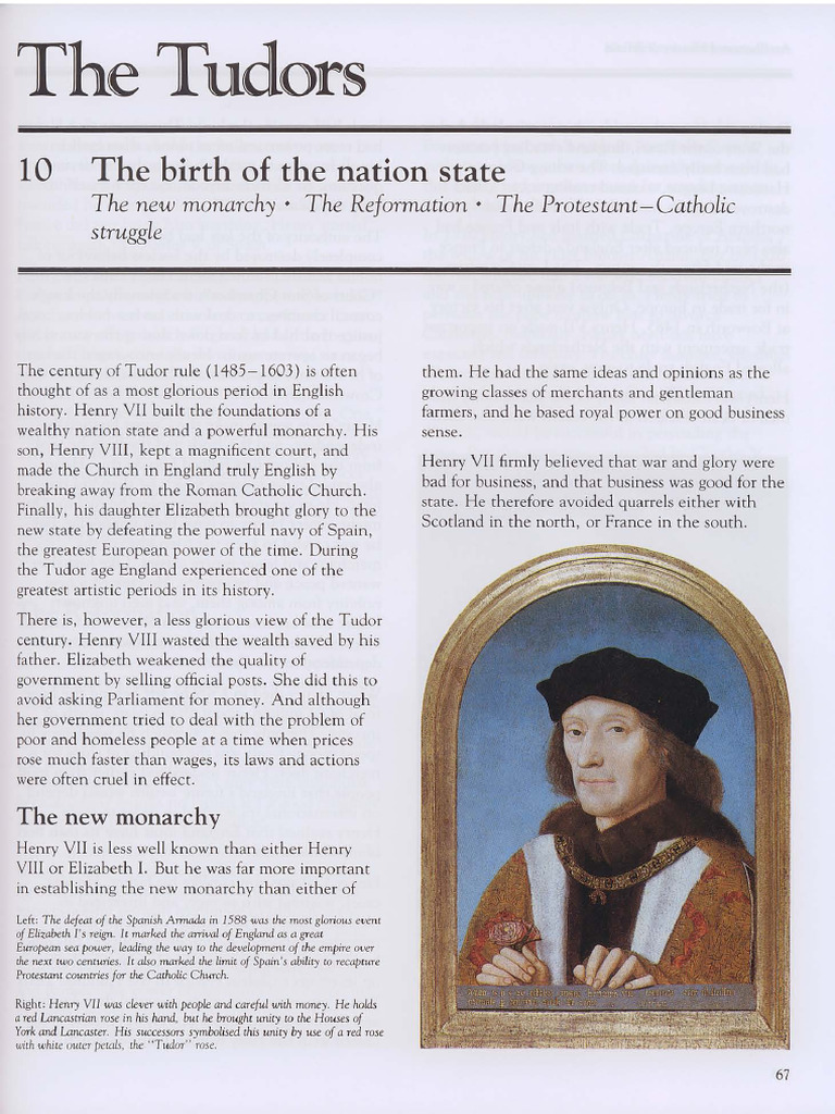 Tudor England: Nation State & Reformation | PDF