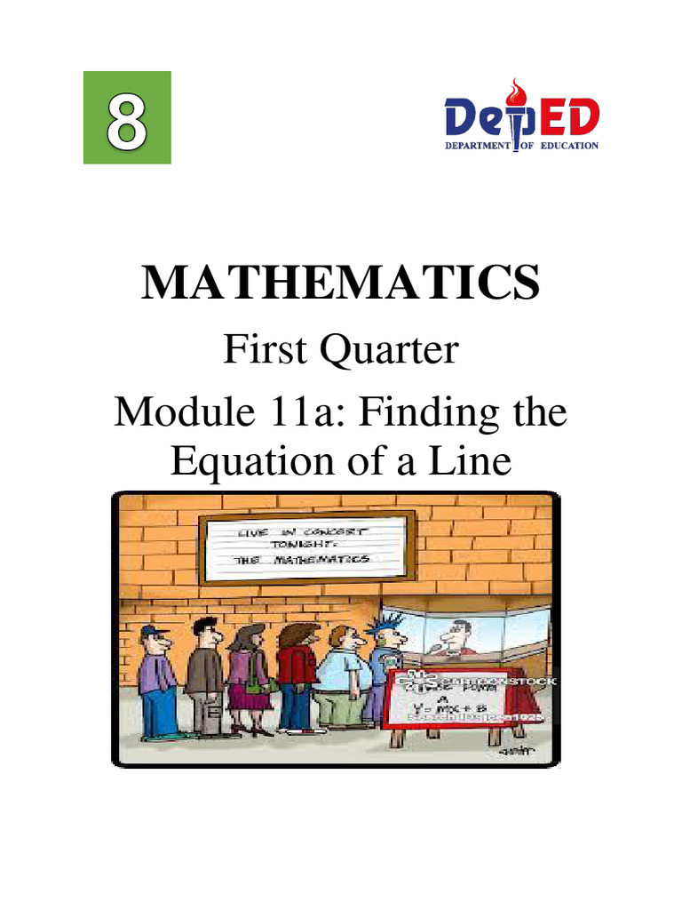 Math8 Q1 Module-11a | PDF | Mathematics | Cognition