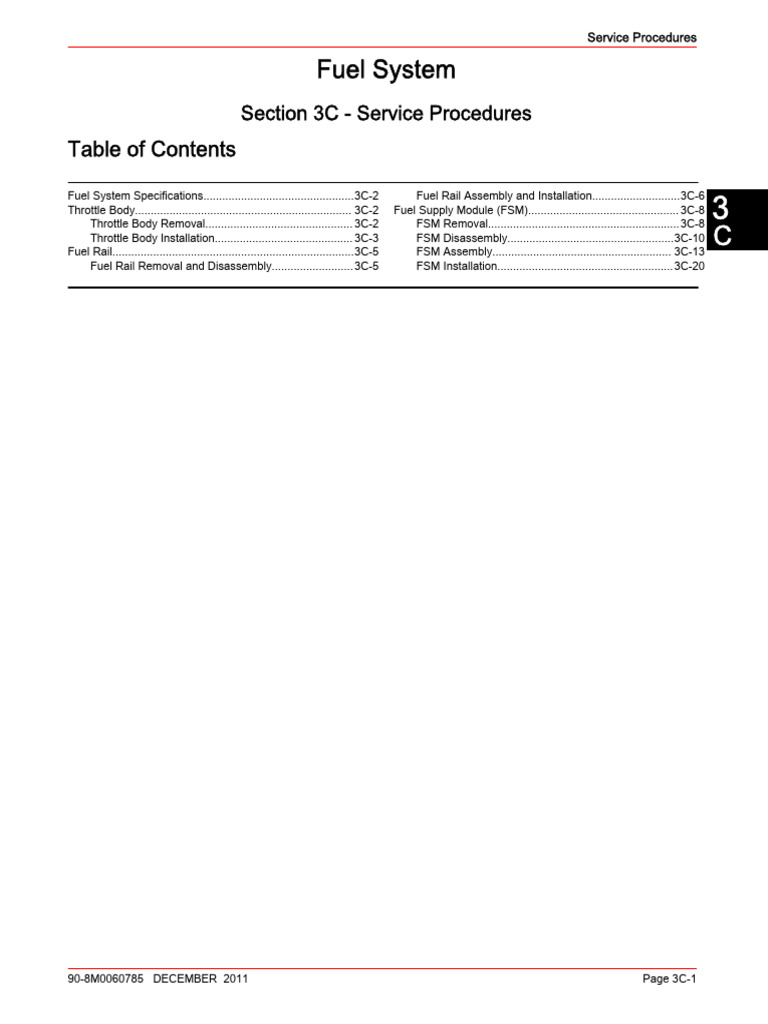 Fuel System Service | PDF | Throttle | Electrical Connector