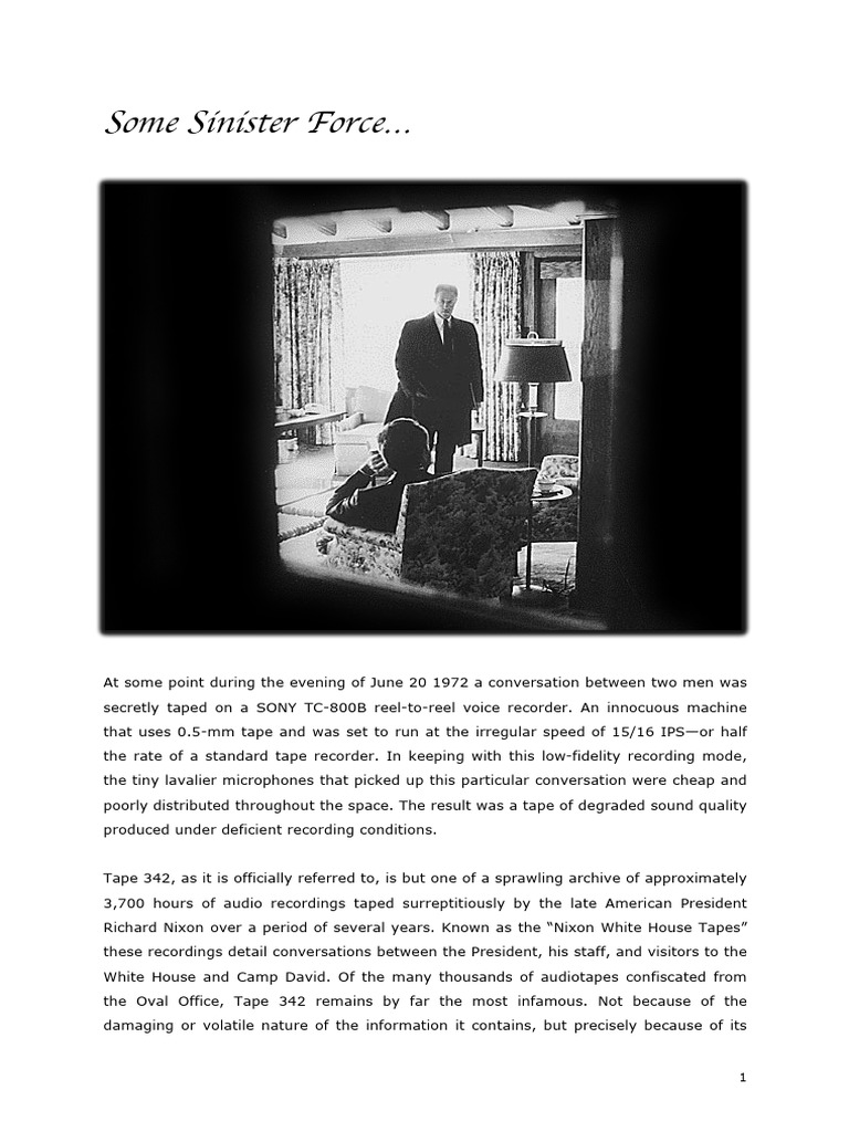 Some Sinister Force Schuppli | PDF