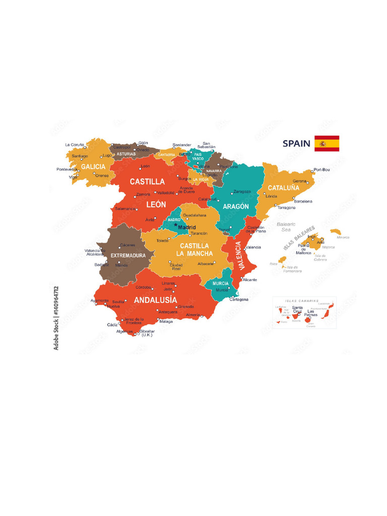 Spainmap | PDF