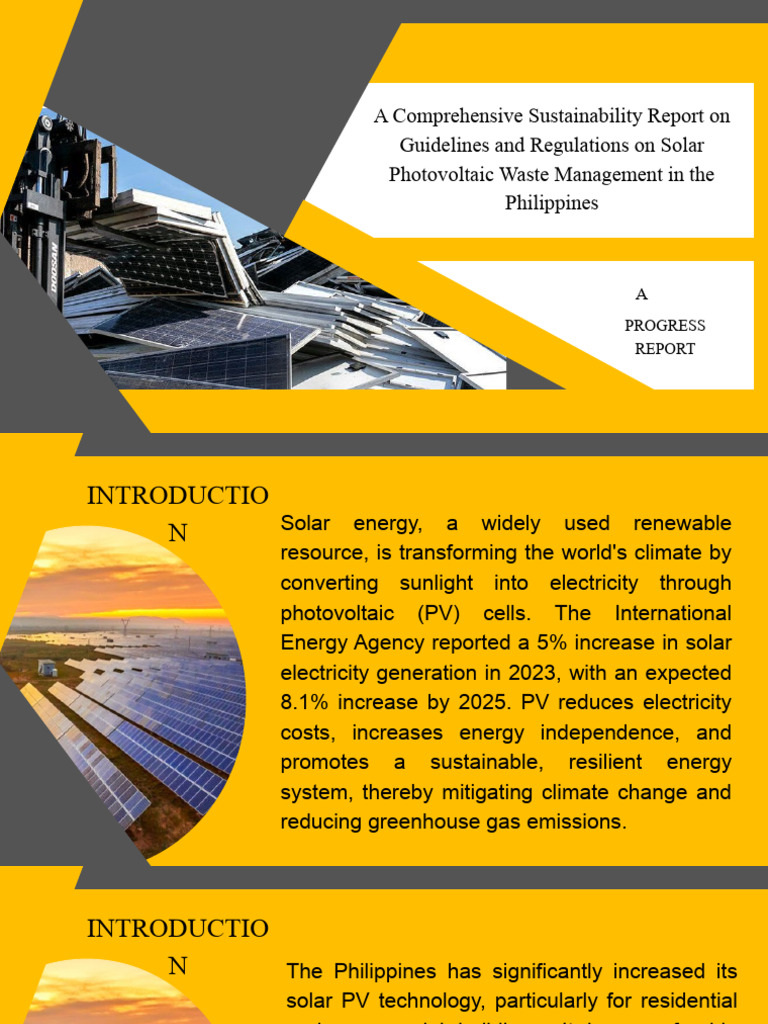 Progress Report | Download Free PDF | Photovoltaics | Solar Power