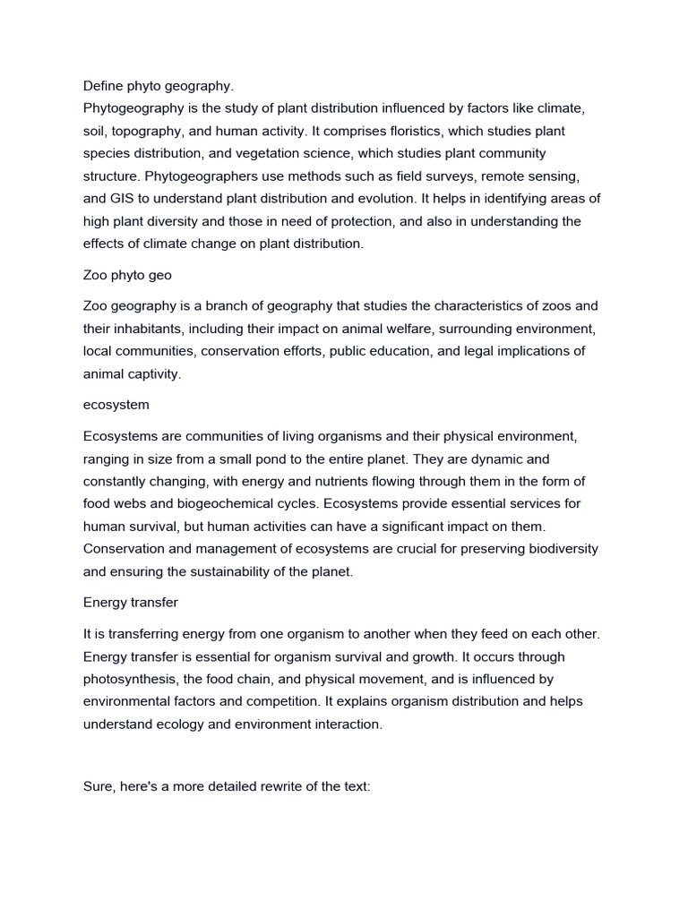 Bio Ans | PDF | Home & Garden | Science & Mathematics