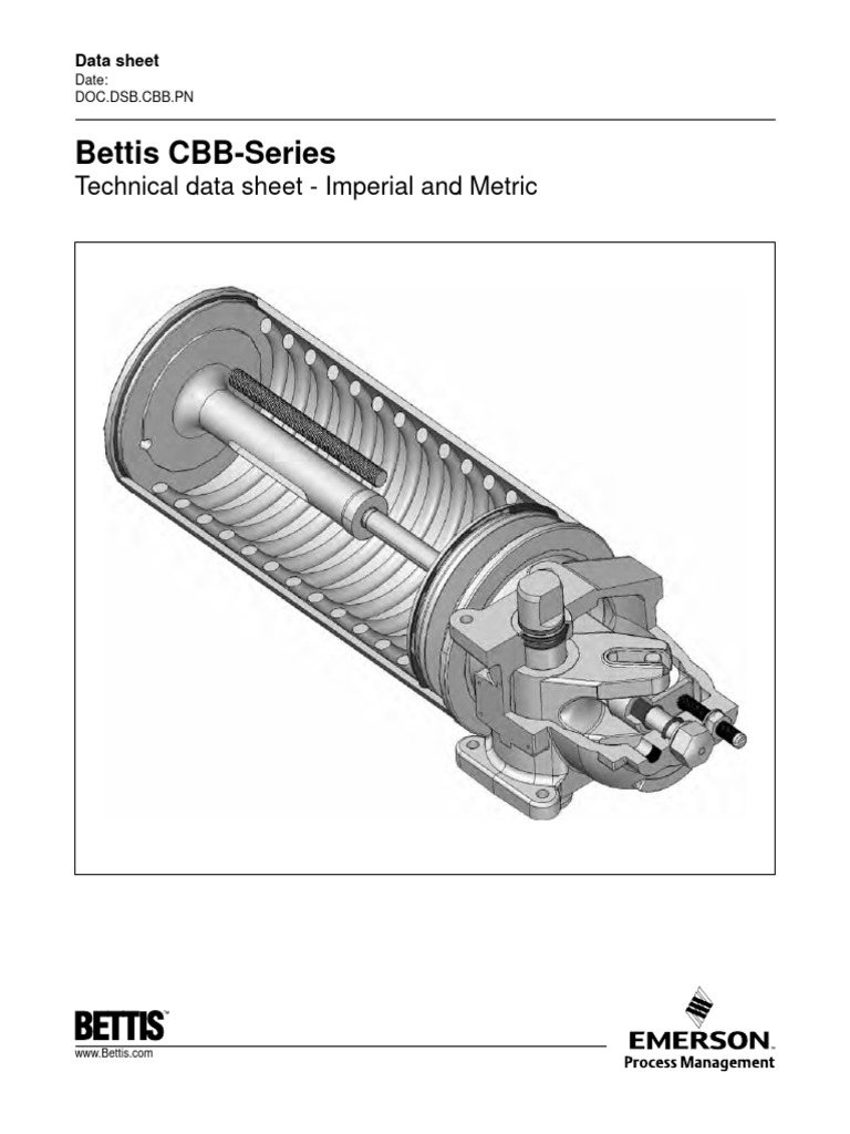 Data Sheet CBB Series Technical Imperial Metric Bettis en 84476 | Download Free PDF | Actuator ...