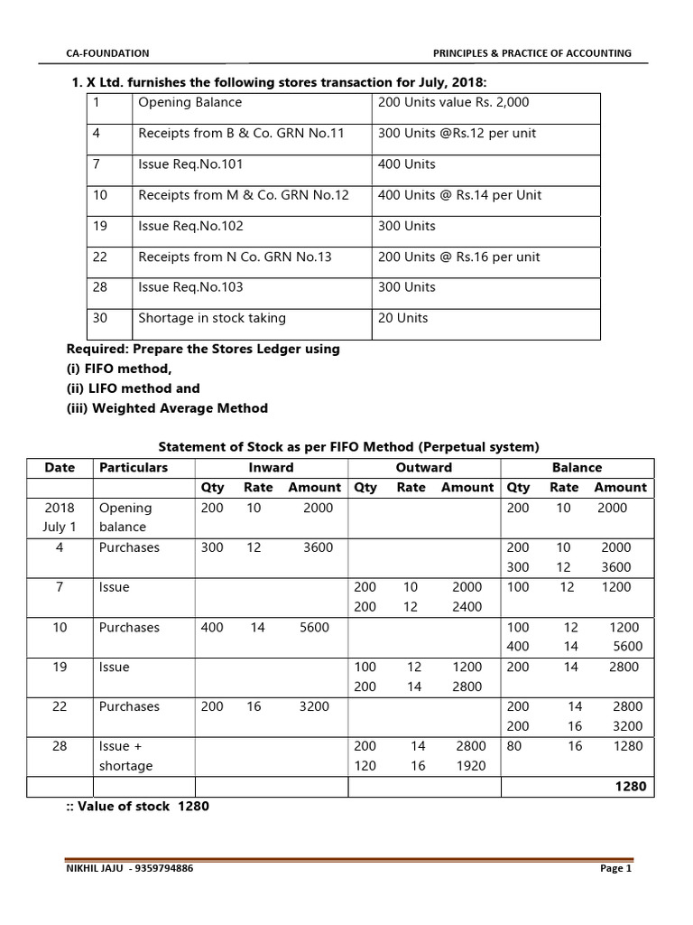 Inventory | PDF | Cost Of Goods Sold | Inventory