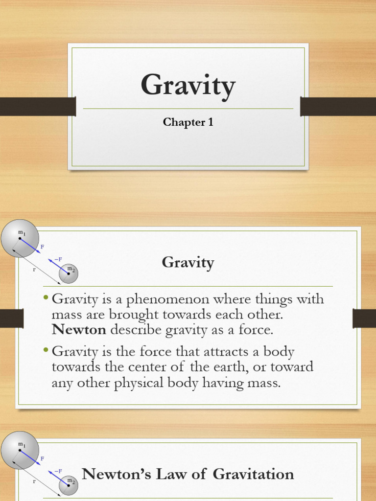 q3 Gen Physics 2 Chapter 1 Gravity | PDF