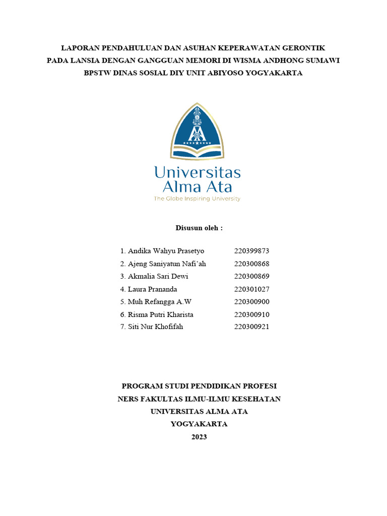 Askep Kelompok Gerontik | PDF