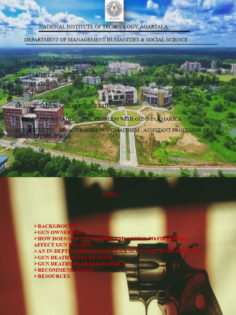 Gun Problem in USA PRESENTATION | PDF | Gun Violence | Violence