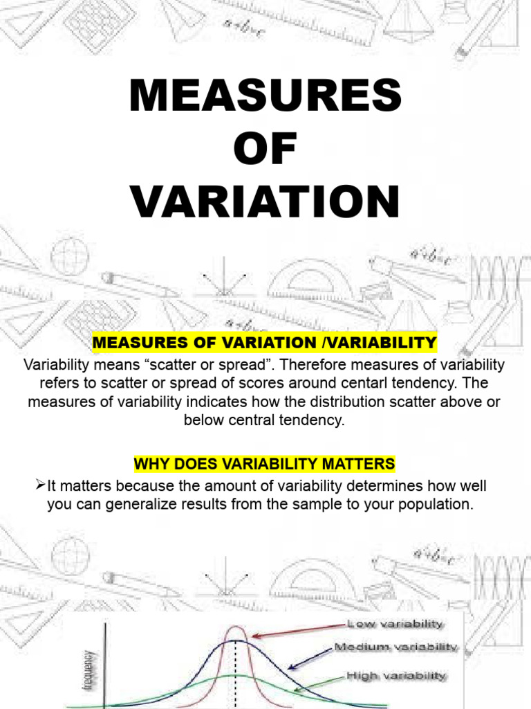 Measures of Variation and Z Scores | PDF