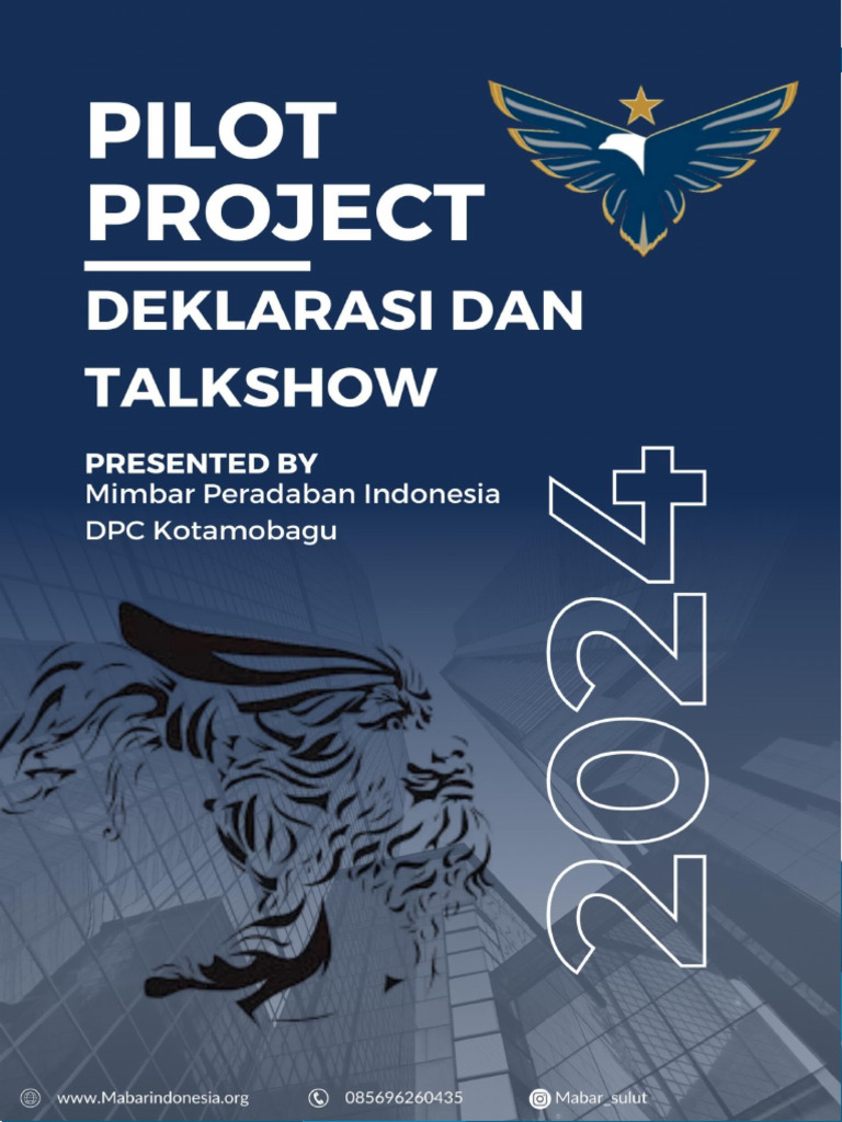 Pilot Project Deklarasi Mabar | PDF | Karier & Perkembangan | Politik