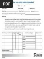 Bright Futures Volunteer Hours Log | PDF | Career & Growth