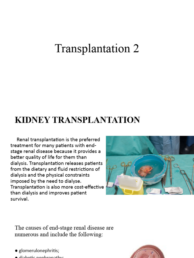 Transplantation 2 | PDF | Kidney Transplantation | Liver