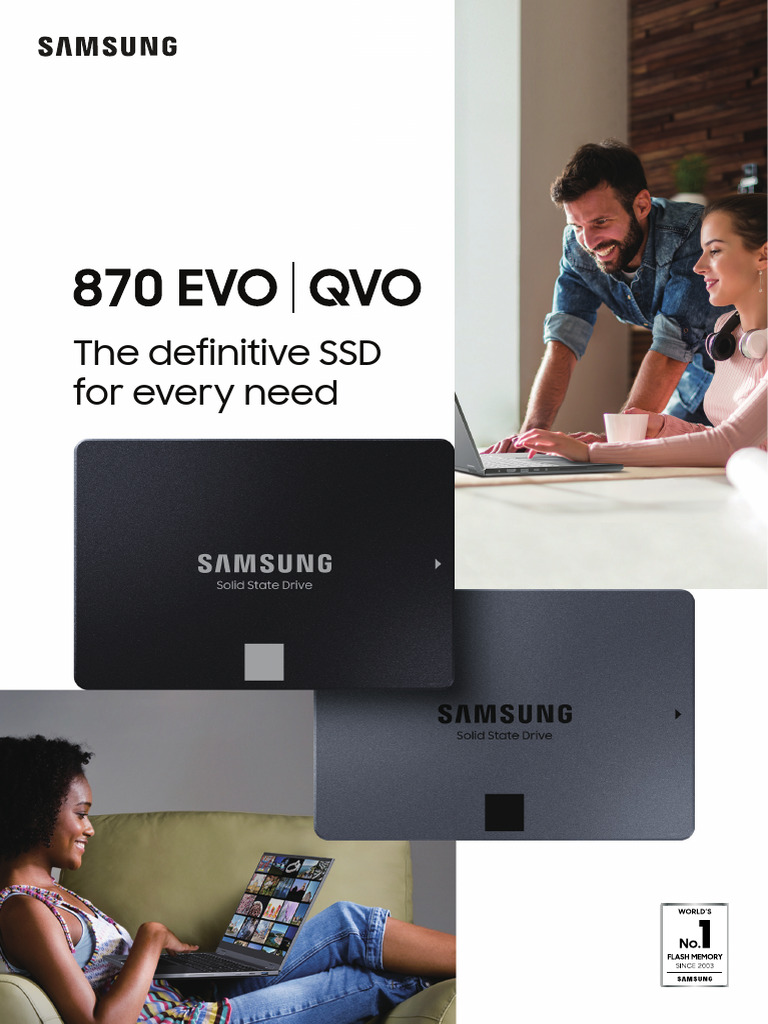 870 EVO QVO Brochure | PDF | Solid State Drive | Hard Disk Drive