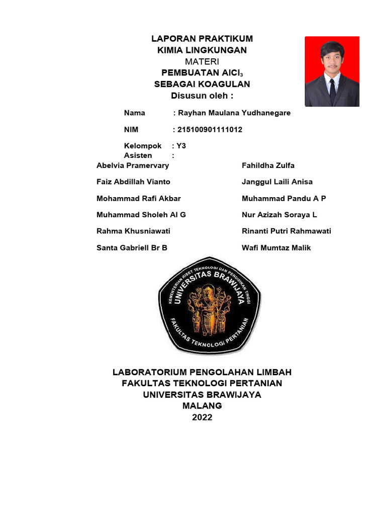 Pembuatan AlCl3 sebagai Koagulan Air | PDF