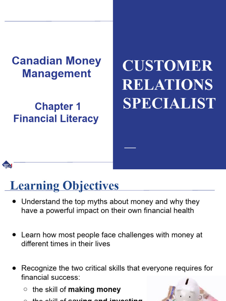 CH 1 - Financial Literacy - Canadian Money Management | PDF