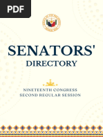 Senators of The 19th Congress - Senate of The Philippines | PDF ...