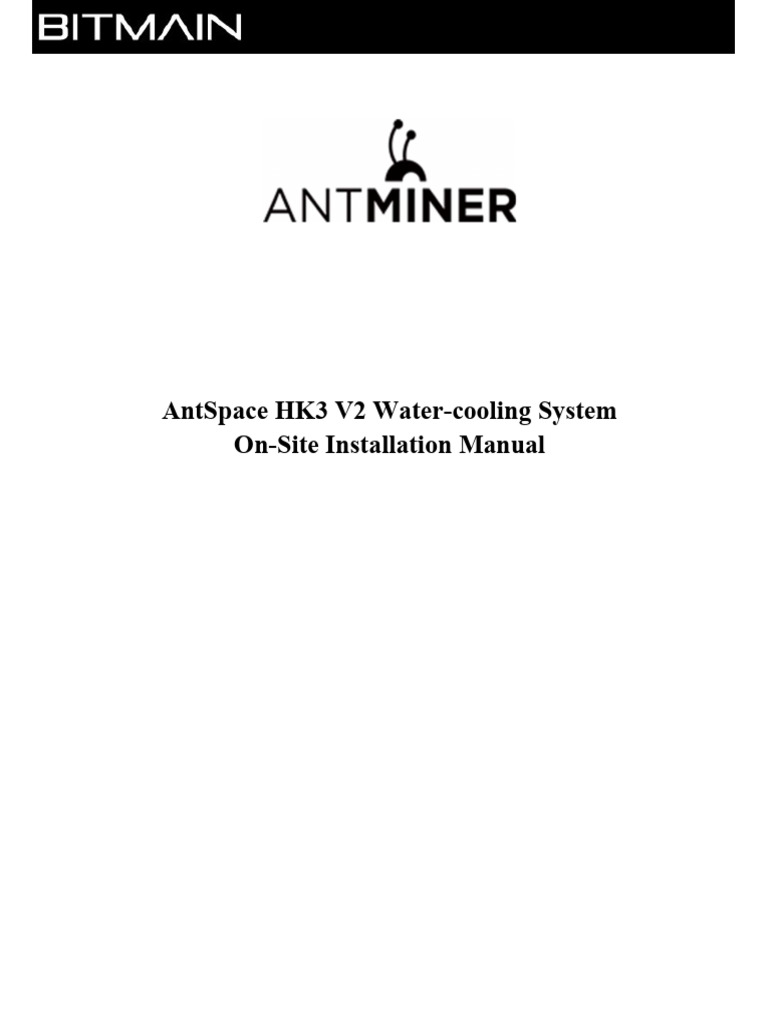 AntSpace HK3 V2 Water-Cooling Install Guide | PDF | Home & Garden ...